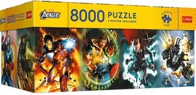 TREFL Puzzle Premium Plus Avengers: Legendy v akci / 8000 dílků / 180,