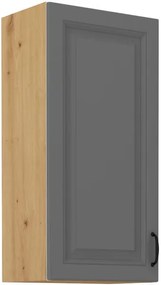Kuchyňská skříňka Stilo 45 G-90 1F korpus dub artisan, dvířka šedá DUST