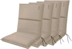 Doppler CITY 4417 nízký - set 4 ks set 4 ks polstrů na křeslo s nízkým opěradlem