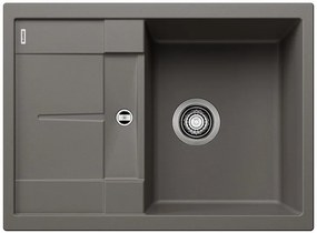 Blanco Metra 45 S Compact, silgranitový dřez 680x500x190 mm, 1-komorový, šedá vulkán, BLA-527286