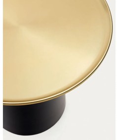 Kovový kulatý odkládací stolek ø 52 cm Liuva – Kave Home