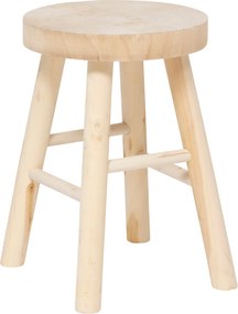 Dřevěná stolička NYAR, Ø 28 cm