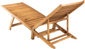 Zahradní lehátko masivní teak 316151