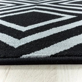 Vopi | Kusový koberec Costa 3525 black - 160 x 230 cm