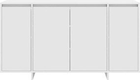 Servírovací skříň Bílá 135 x 41 x 75 cm Kompozitní dřevo 3333886