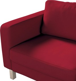 Potah na pohovku IKEA  Karlstad 2-místná, nerozkládací, krátký barva červená látka pletený vzor