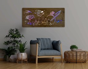 Li-Go "Malý  princ" světelný obraz s baterií 110x50cm varianta ovládání: manuál/pohybové čidlo, provedení povrchu: dub