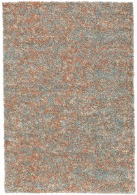 Koberce Breno Kusový koberec ENJOY SHAGGY 4500 Terra, Oranžová, Vícebarevné, 80 x 250 cm