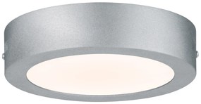 Paulmann 70653 Lunar, matně chromové stropní LED svítidlo, 12W LED 3000K, prům. 17cm