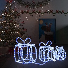 vidaXL Vánoční dekorativní dárečky 180 LED vnitřní i vnější dekorace [329827] Barva: Studená bílá