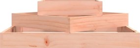 vidaXL Truhlík šedý 83 x 83 x 27 cm masivní borové dřevo [823883] Barva: Šedá borovice