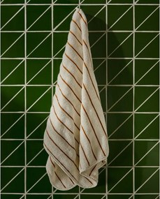 Oranžový/béžový froté bavlněný ručník 50x90 cm Dorane – Kave Home
