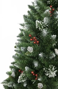 TRENDIE Vánoční stromek Borovice diamantová s jeřabinou 180 cm