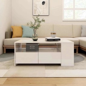 vidaXL Konferenční stolek 102x55x42 cm kompozitní dřevo [862733] Barva: šedá sonoma