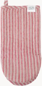 Ručně vyrobená lněná kuchyňská chňapka Stripes