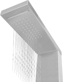Sprchový panel set z nerezové oceli s čtvercovým designem 142371