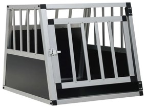 Klec pro psy s jednokřídlými dvířky 54 x 69 x 50 cm 170666