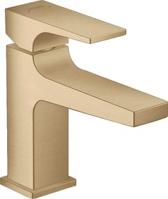 Hansgrohe Metropol, umyvadlová baterie 100 s výpustí Push-Open, kartáčovaný bronz, 32500140