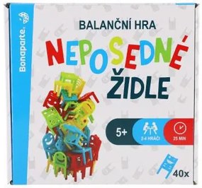 Bonaparte Neposedné židle 40 ks balanční společenská hra