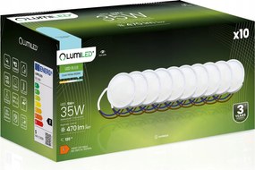 10x Modul Led žárovky Insert 5W 470LM 120° 6500K Studená Lumiled