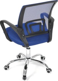 Dětská otočná židle modrá KA-L103 BLUE