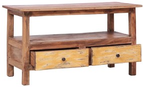 TV stolek 90 x 40 x 50 cm masivní recyklované dřevo - Default Title