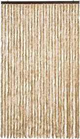 Závěs proti hmyzu béžový 118 x 220 cm Chenille 315137