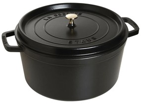 Staub Cocotte hrnec kulatý 34 cm/12,6 l černá, 1103425