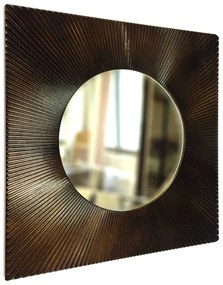 Amadeus Zrcadlo Dana 50x50cm Bronzová barva černá patina