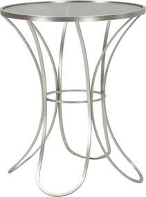 Odkládací stolek Trixy 56 cm stříbrný
