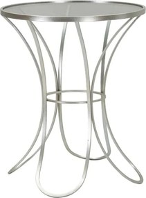 Odkládací stolek Trixy 56 cm stříbrný