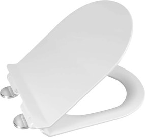 Aqualine Carlo - WC sedátko, SLIM, SoftClose, EasyTake, bílá PRX.101.855