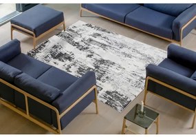 koberec LIRA GR579 Abstraktní, strukturální, moderní, glamour šedá velikost 140x190 cm | krásné koberce cz