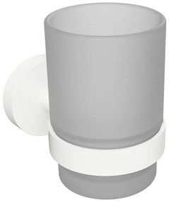 Sapho, X-ROUND WHITE sklenice, mléčné sklo, bílá, XR903W