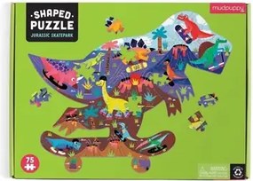 Mudpuppy Puzzle Jurský skatepark / 75 dílů / od 7 let