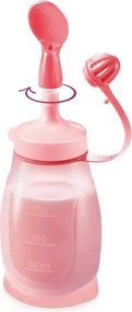 TESCOMA Pružná láhev PAPU PAPI 200 ml, se lžičkou, růžová