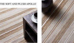 Diamond Carpets India, Ručně vázaný kusový koberec Praha HL 80 Natural Silver, 140x200, béžová, chodba / předsíň