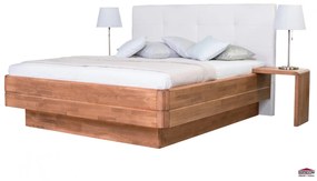 Domestav FANTAZIE GRANDE manželská postel čelo čalouněné 180 cm buk cink mořený