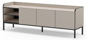 Krémový TV stolek 160x55x42 cm Adara – Marckeric