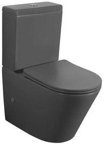 Sapho Sapho, DARIO RIMLESS WC kombi mísa s nádržkou, spodní/zadní odpad, bílá, PC1012WRGR