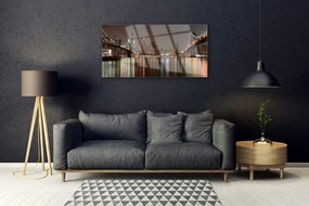 Obraz na skle Město Mosty Architektura 140x70 cm