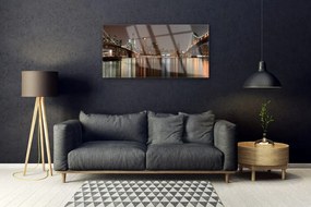 Obraz na skle Město Mosty Architektura 120x60 cm