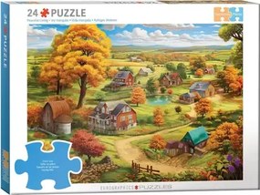 EUROGRAPHICS Puzzle Connecting Pieces: Pokojný život / 24 dílků / velk