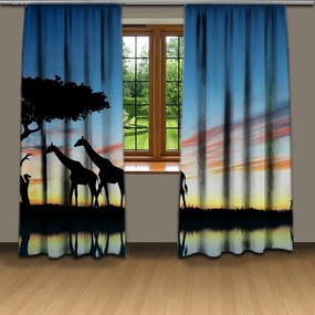 IMPAR Závěsy Noční safari (Rozměr : 140x250, Materiál: Blackout)