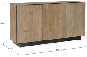 BIZZOTTO Komoda HAROLD hnědá 0747451