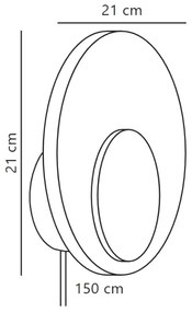 Nordlux - LED Stmívatelné nástěnné svítidlo MARSI LED/7W/230V bílá
