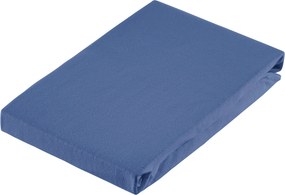 XXXLutz ELASTICKÉ PROSTĚRADLO, žerzej, tmavě modrá, 100/220 cm Dieter Knoll - Prostěradla - 004996001510