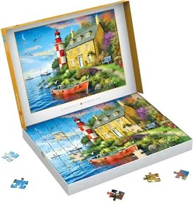 EUROGRAPHICS Puzzle Chata u majáku / 104 dílků / 35,6 × 25,4 cm