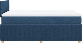 Box spring postel s matrací černá 120x190 cm textil 3289701