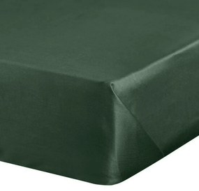 MAKOSATENOVÉ PROSTĚRADLO NOVA 220X210 CM TMAVĚZELENÁ